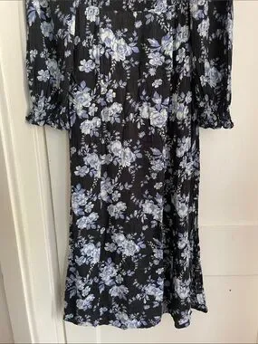 Free People | Dresses | Free People Jaymes Floral Midi Dress With ...